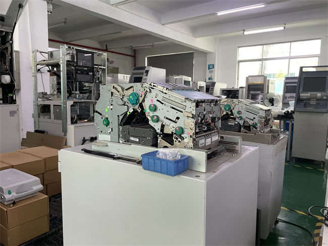 Check In And Out Automated Passport Control Kiosk Machine Airport