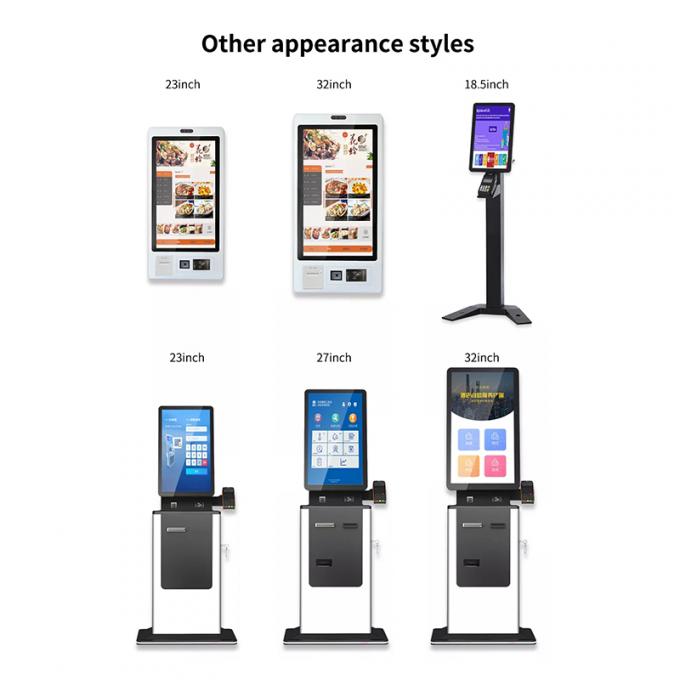 Payment Kiosk Self Service POS Kiosk Interactive Android Touch Screen