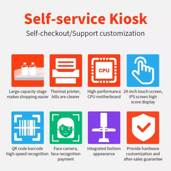 Self Service Ordering Payment Kiosk Pos System Cashier Cash Acceptor ...