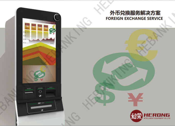 Fully Automatic Self Service Currency Exchange Machine Left Right ...