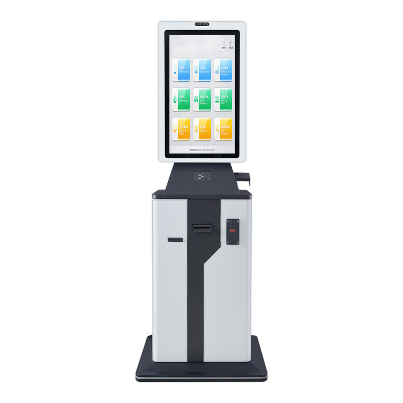 23 Inch Touch Screen Cash Ragistar ATM Kiosk Machine Bank Cash Acceptor ...