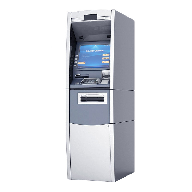 19 Inch Screen Size Self Service Cash Acceptor Cash Dispenser ATM Kiosk ...