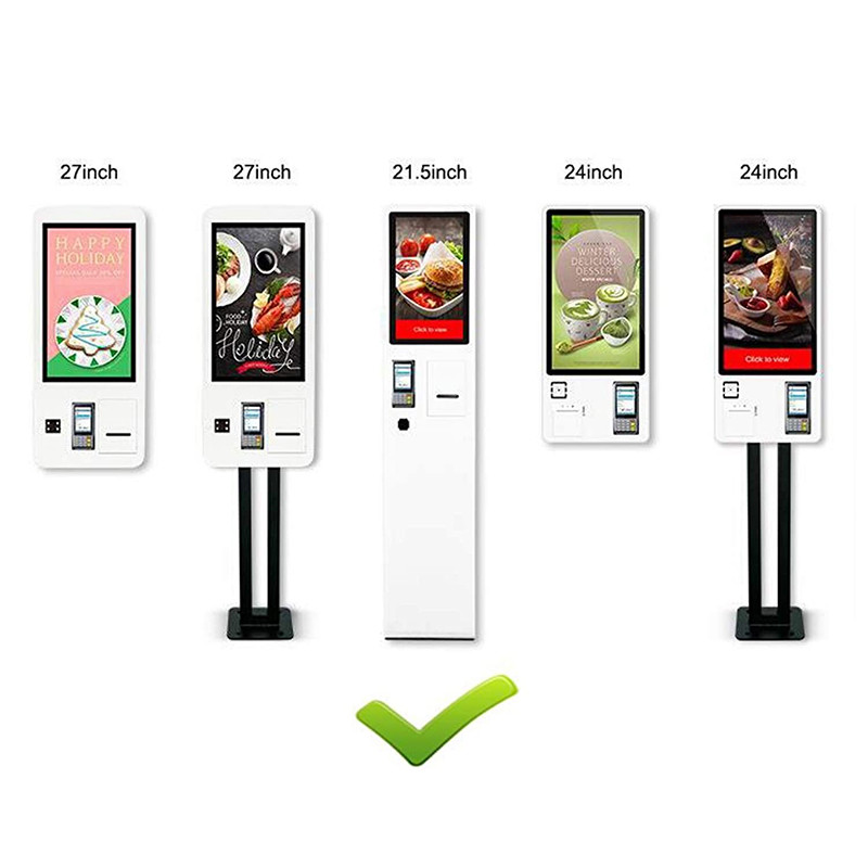 Linux Operating System 27 Inch Self Order Kiosk For Mc Donald'S KFC