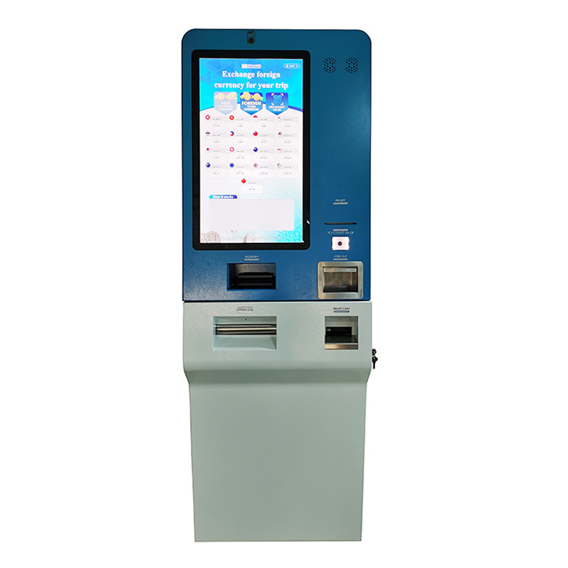 Standard Currency Exchange Kiosk Money Coin For Bank Self Service Machine