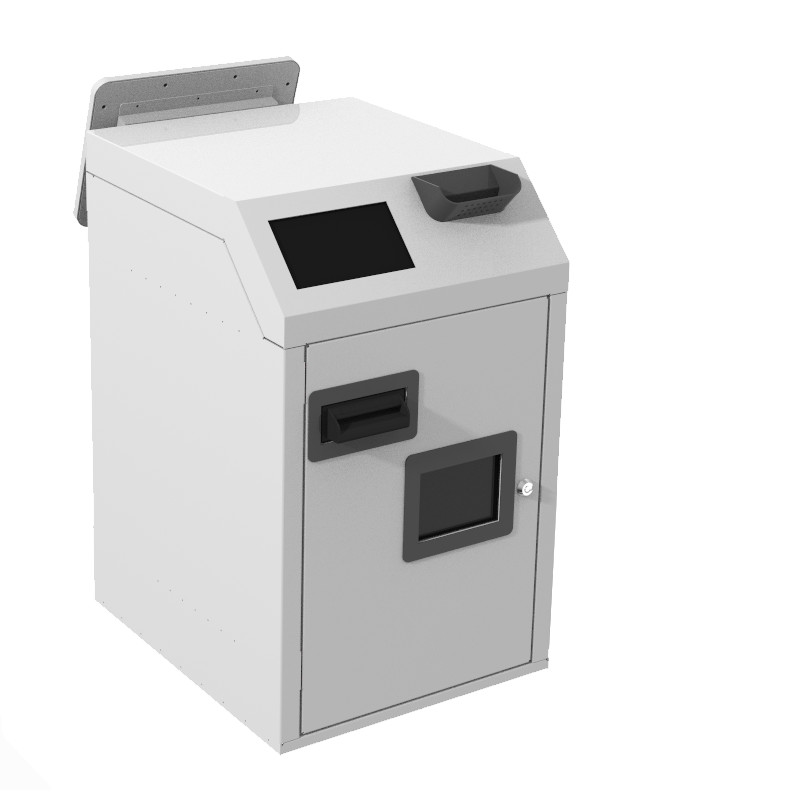 Touch Screen Cash Recycling Machine CRS Self Service Kiosk With Barcode ...