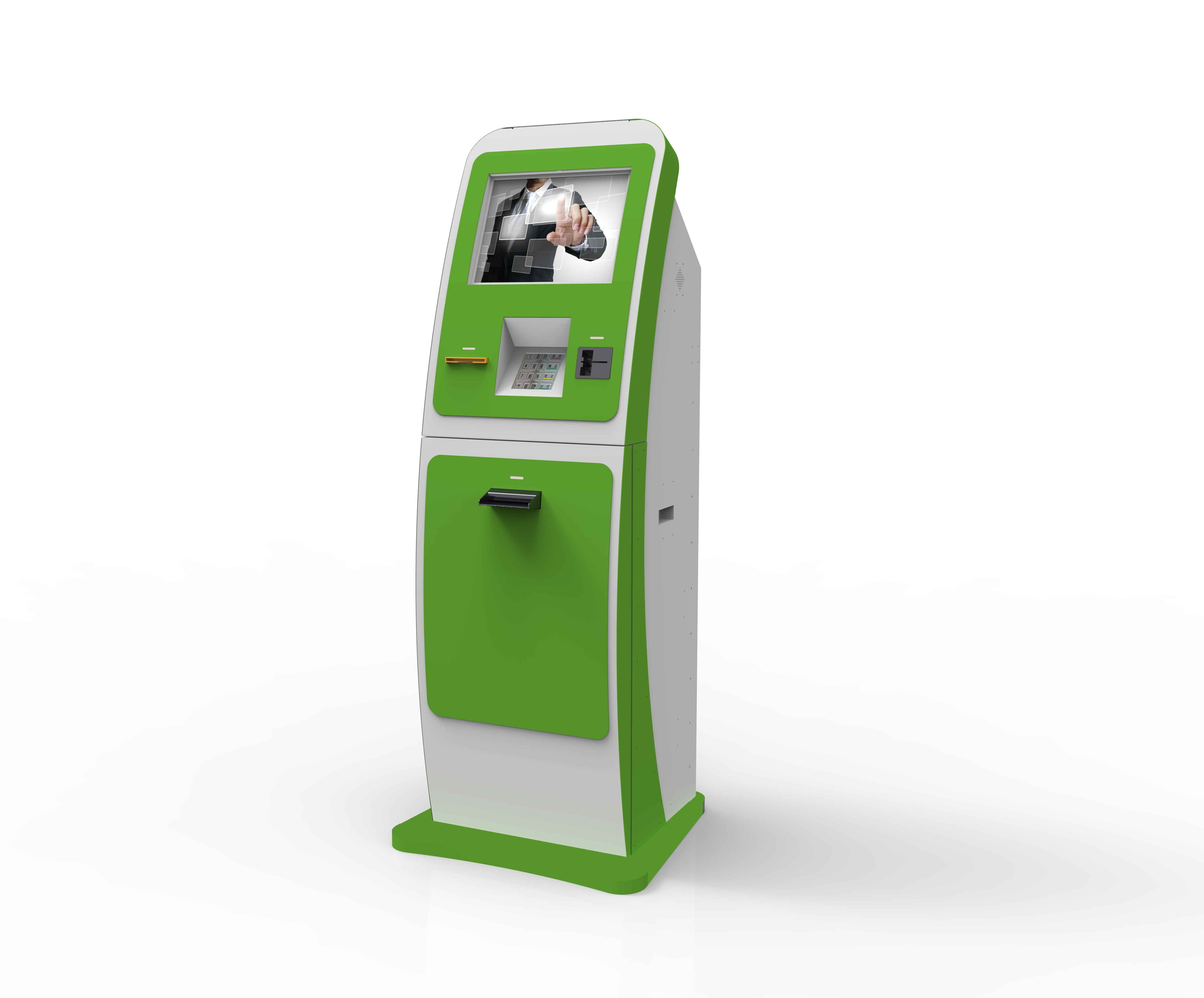 Floor Standing Touch Screen Self Service Kiosk Check In Payment