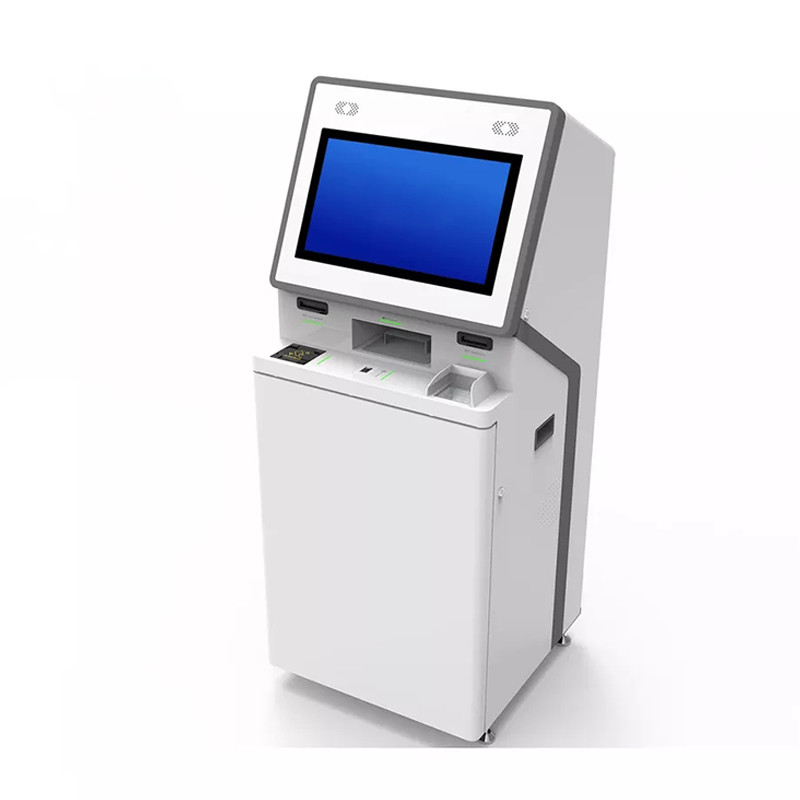 15 inch 256G ATM Cash Machine Automatic Teller Bank Money Kiosk