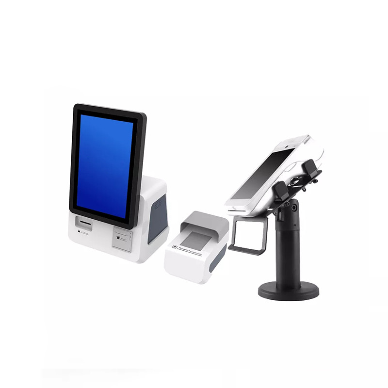 17inch Digital Signage Kiosk Automatic Cash Machine Card Reader