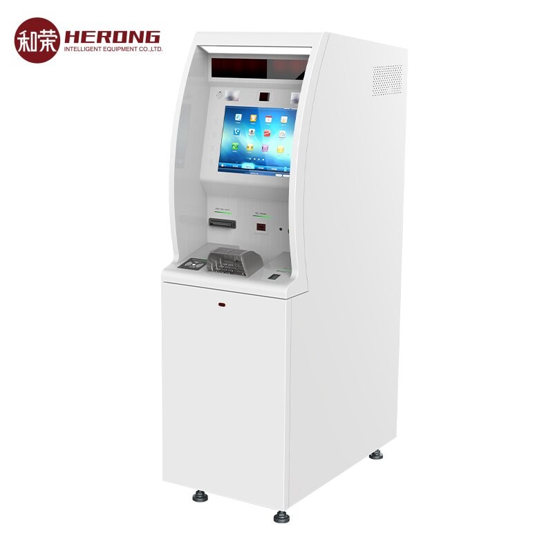 High Security Lobby CRM Money Counter ATM Machine Cash Recycling System