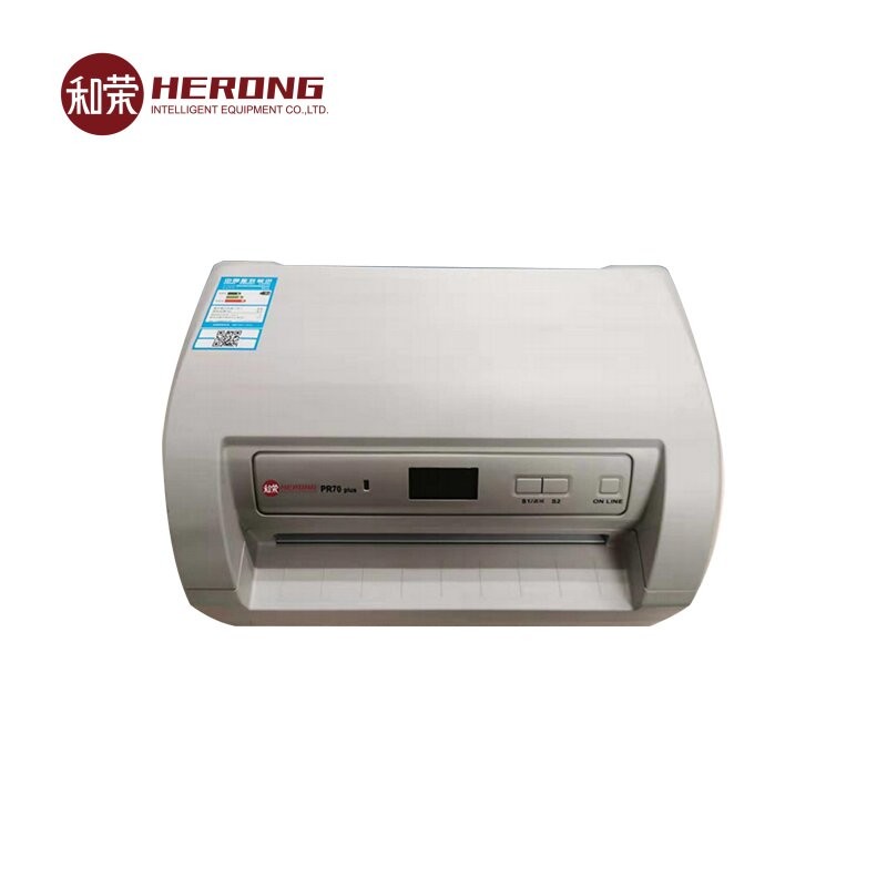 Small Desktop Bankbook Printers 24 Pin Printing Head With Ultra Long ...
