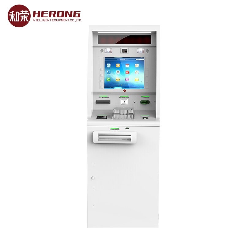 Explosion Proof ATM Machine Kiosk Through The Wall Bank Notes Dispenser ...
