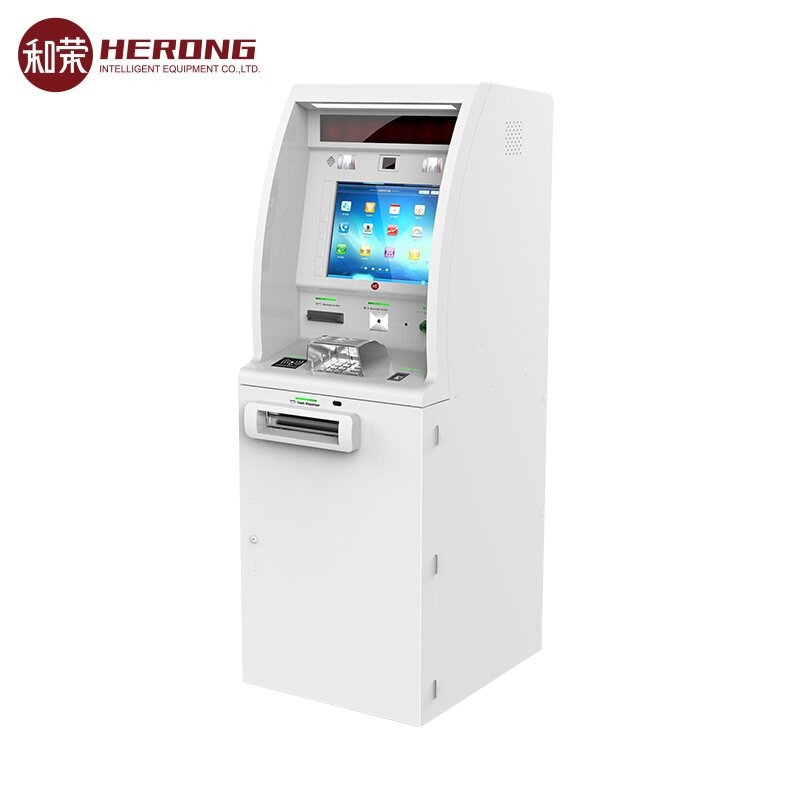 Explosion Proof ATM Machine Kiosk Through The Wall Bank Notes Dispenser ...
