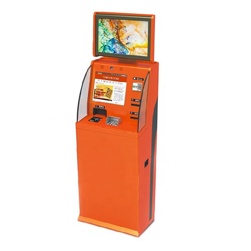 Double Screen Sim Card Vending Machine Ticket Dispenser Kiosk With Coin ...