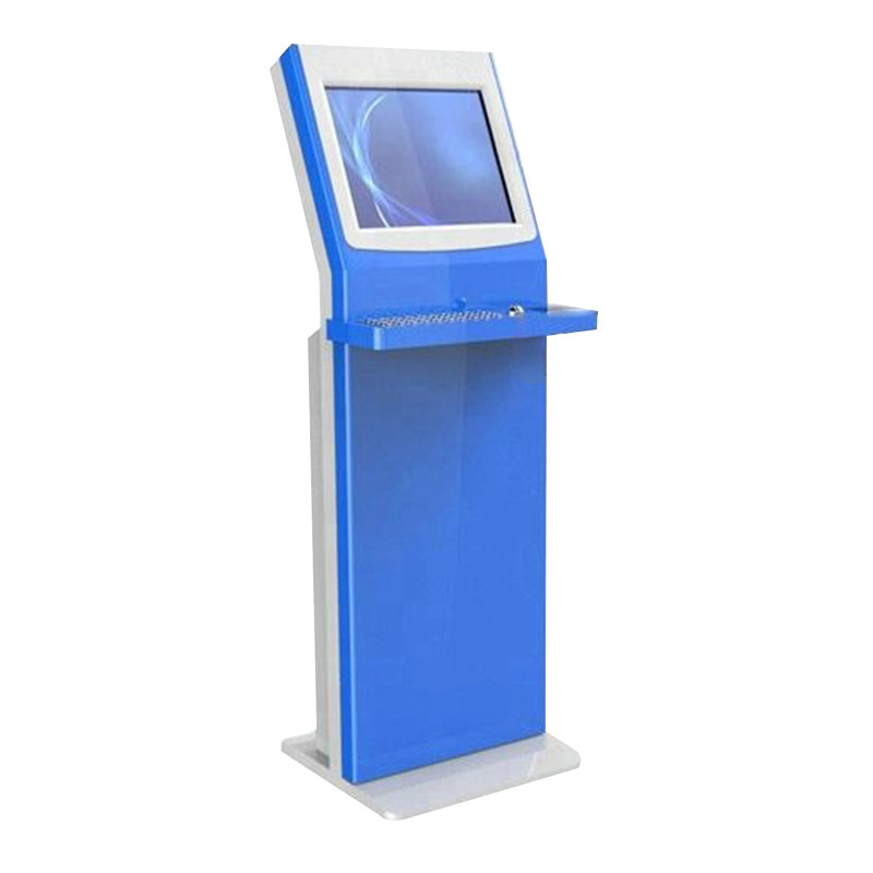 Lobby Self Service Hotel Check In Kiosk Atm Machine With LED Touch Screen