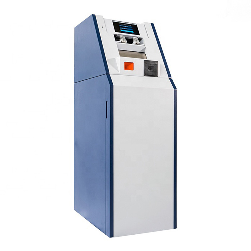 Automatic Dual CIS Atm Cash Deposit Machine LCD Touch Display