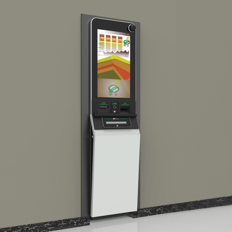 64G 128G Coin Recycling Currency Exchange Kiosk Machine