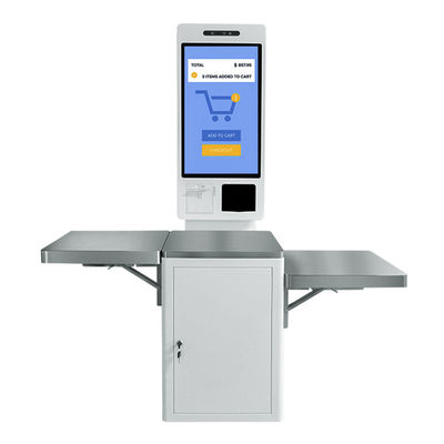 Self Service Check Out Kiosk Payment POS Machine For Supermarket