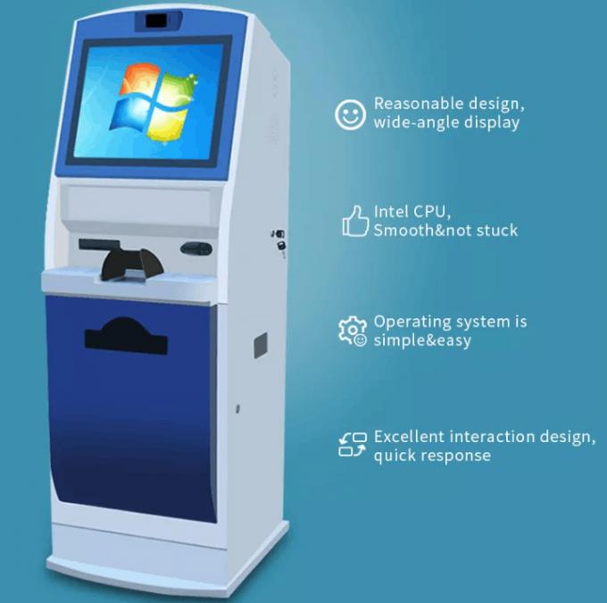 19" Self Service Payment ATM Machine Self - Service Billing Terminal